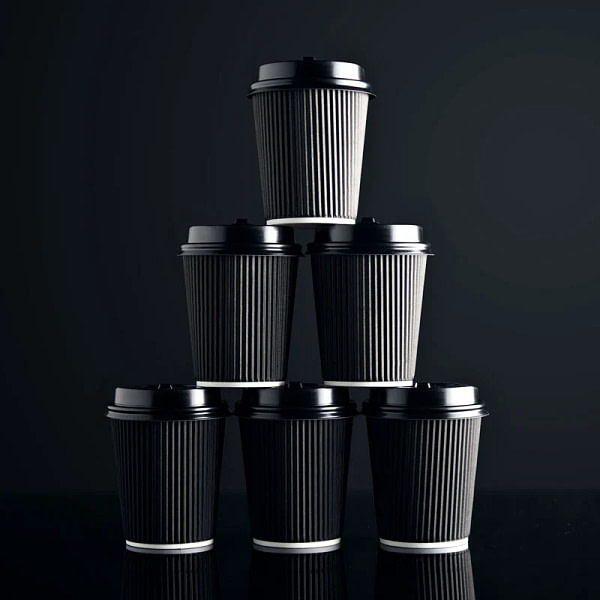 Ripple Wall Paper Cup Hot Cup - Custom Coffee Paper Cups & Ice Cream ...